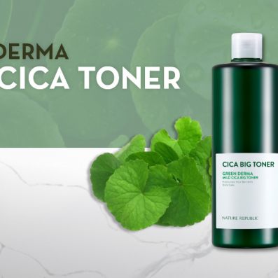 Nước Cân Bằng Nature Republic Green Derma Mild Cica Big Toner 500ml ...